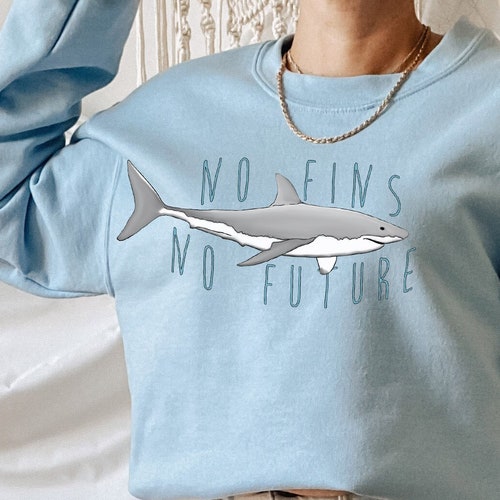 Cute Shark Shirt No Fins No Future Save the Sharks - Etsy