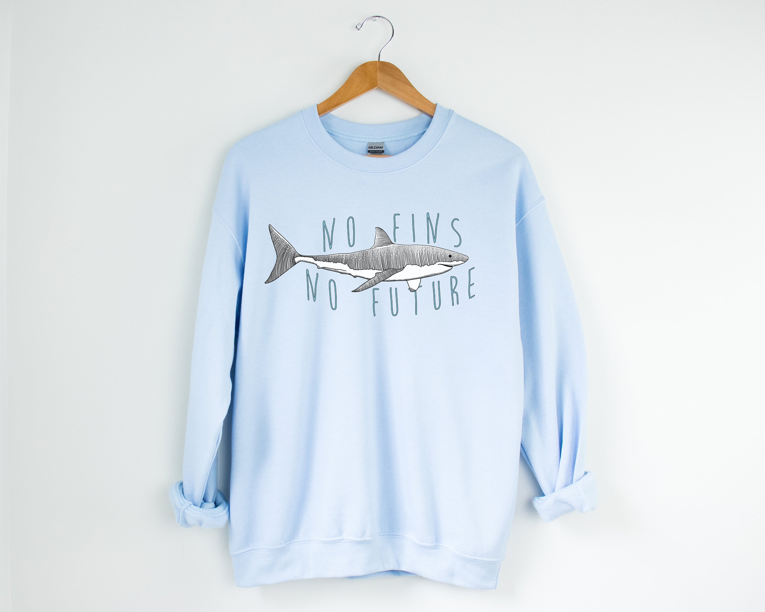 Cute Shark Shirt No Fins No Future Save the Sharks - Etsy