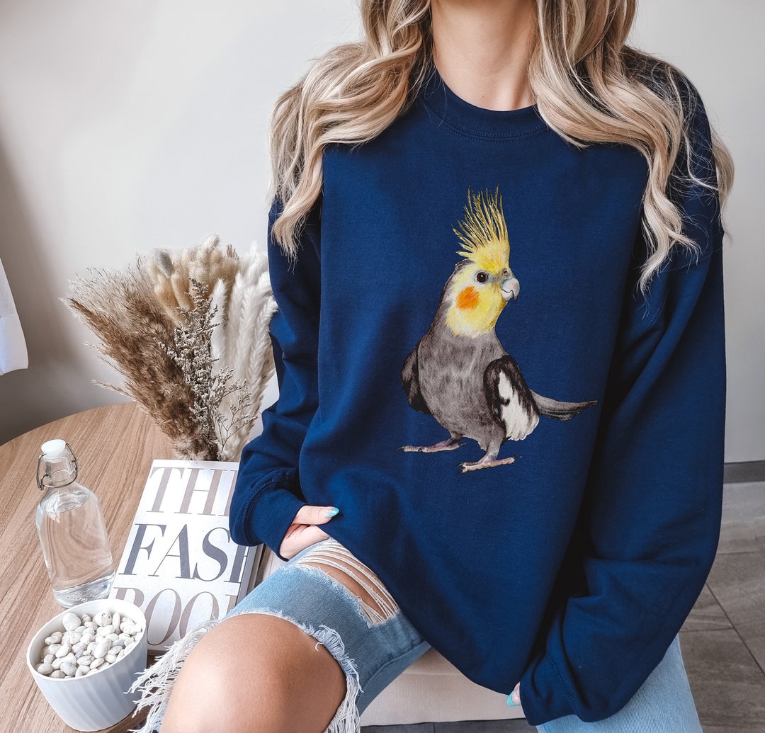 Cockatiel Sweatshirt, Cockatiel Sweater, Bird Shirt, Ornithology Gifts ...