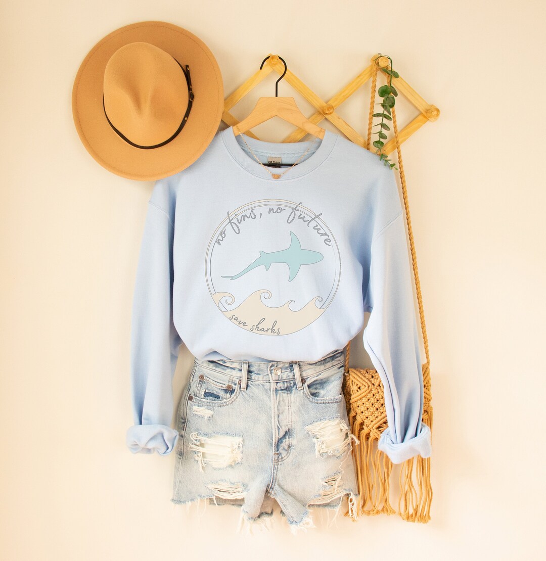 Save the Sharks Sweatshirt, Women's Shark Sweatshirt, Seaspiracy Gift ...