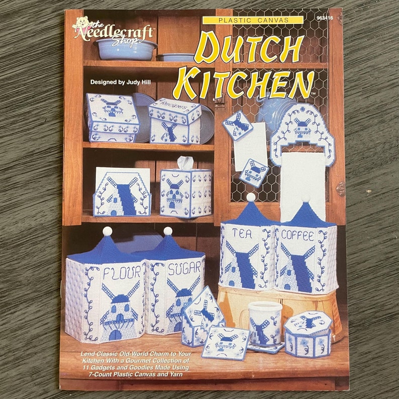 Plastic Canvas Dutch Kitchen Instruction Leaflet No. 963416 by the ...