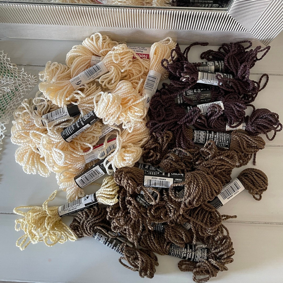 Ivory & Brown Yarn Variety Bundle: 7.3 Oz for Crafts - Etsy