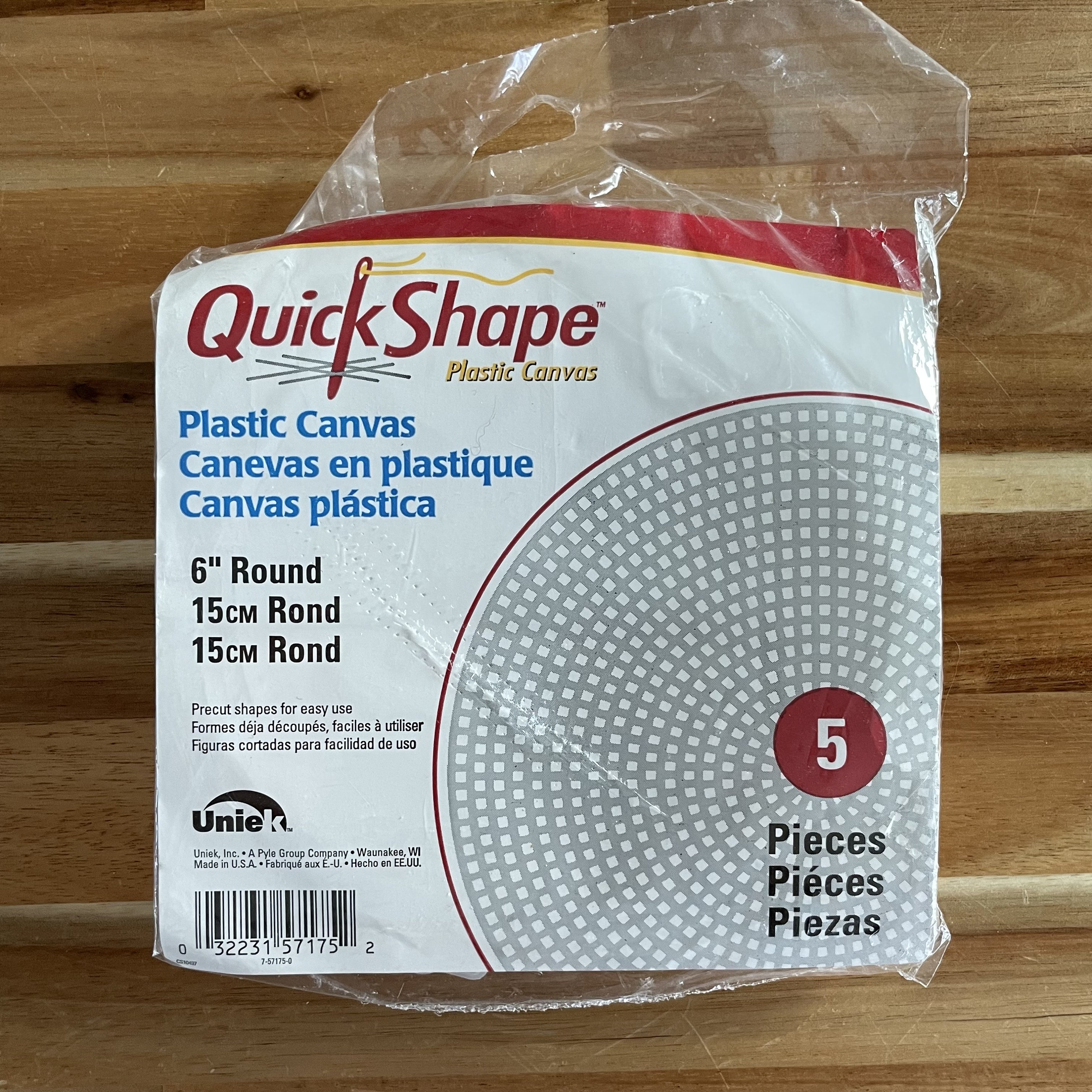 Quick Shape Plastic Canvas 6 Inch Rounds Precut Shapes for Easy Use 10 ...