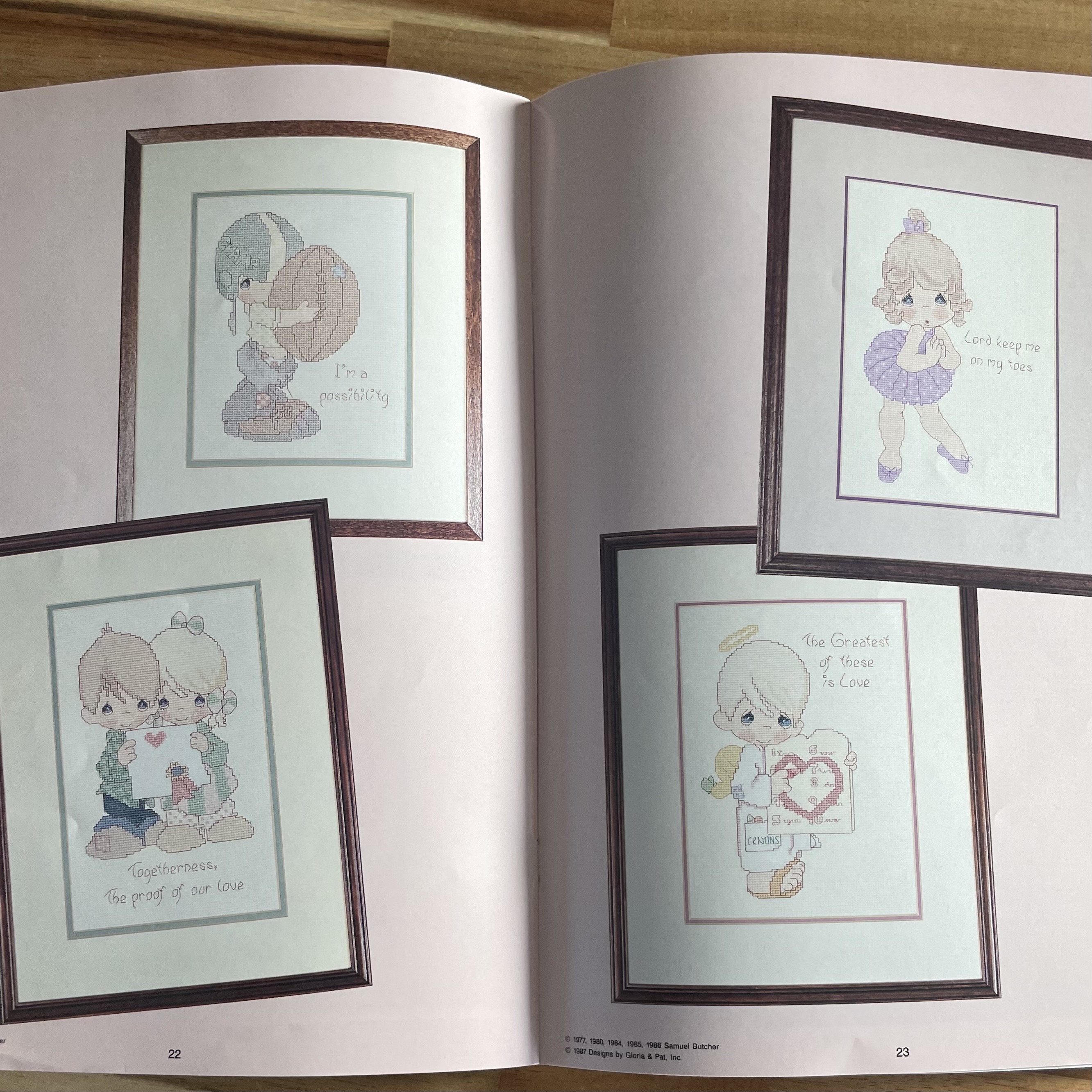 Precious Moments Cross Stitch Pattern Book PM-16 Togetherness Designs ...