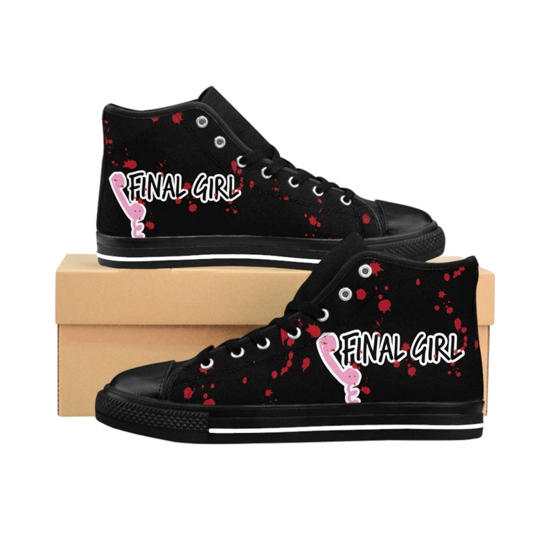 Final Girl High Top Sneakers: Horror Movie Fan Shoes - Etsy