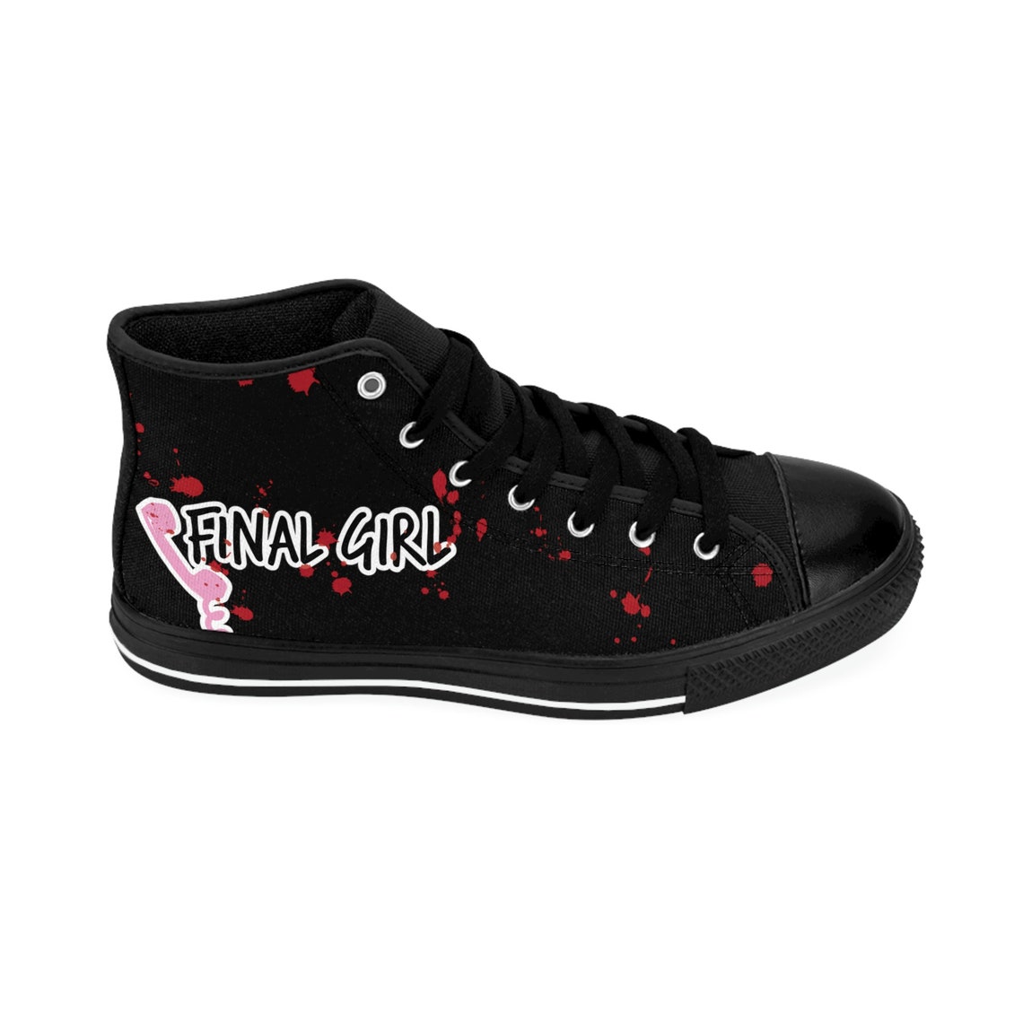 Final Girl High Top Sneakers: Horror Movie Fan Shoes - Etsy