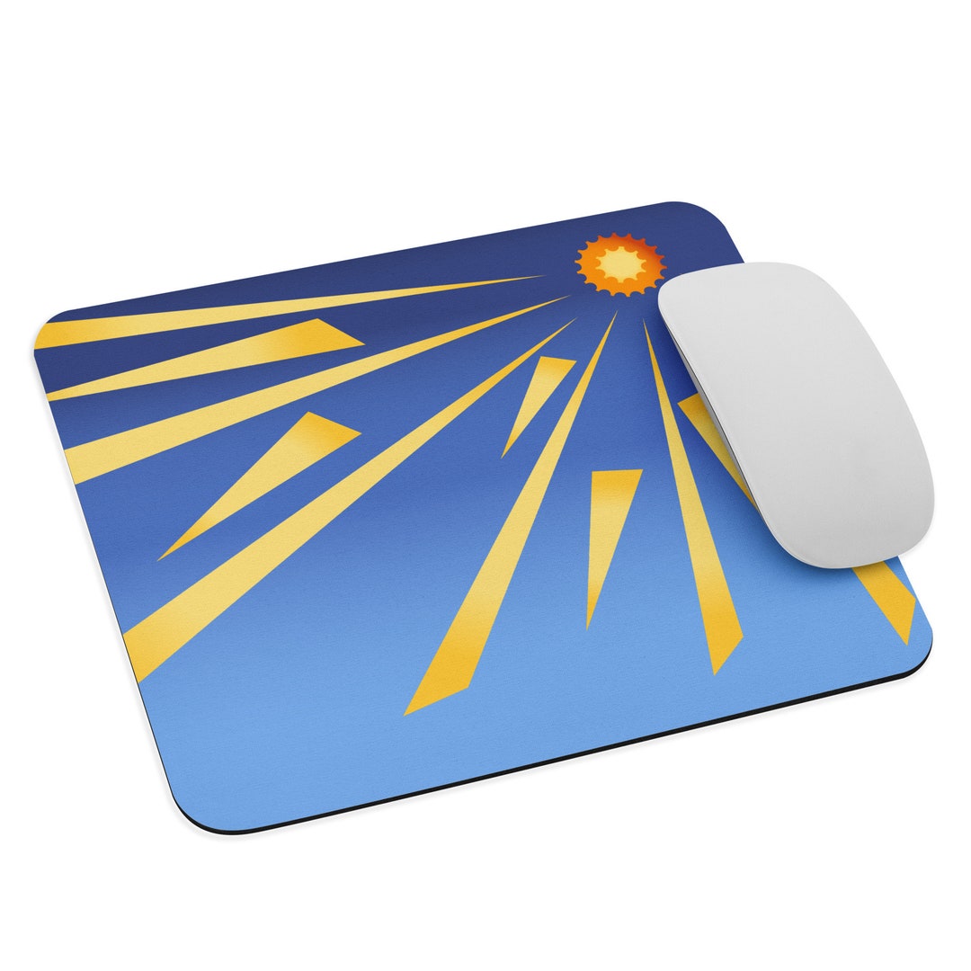 Sun Rays Mouse Pad Constructivism Style - Etsy