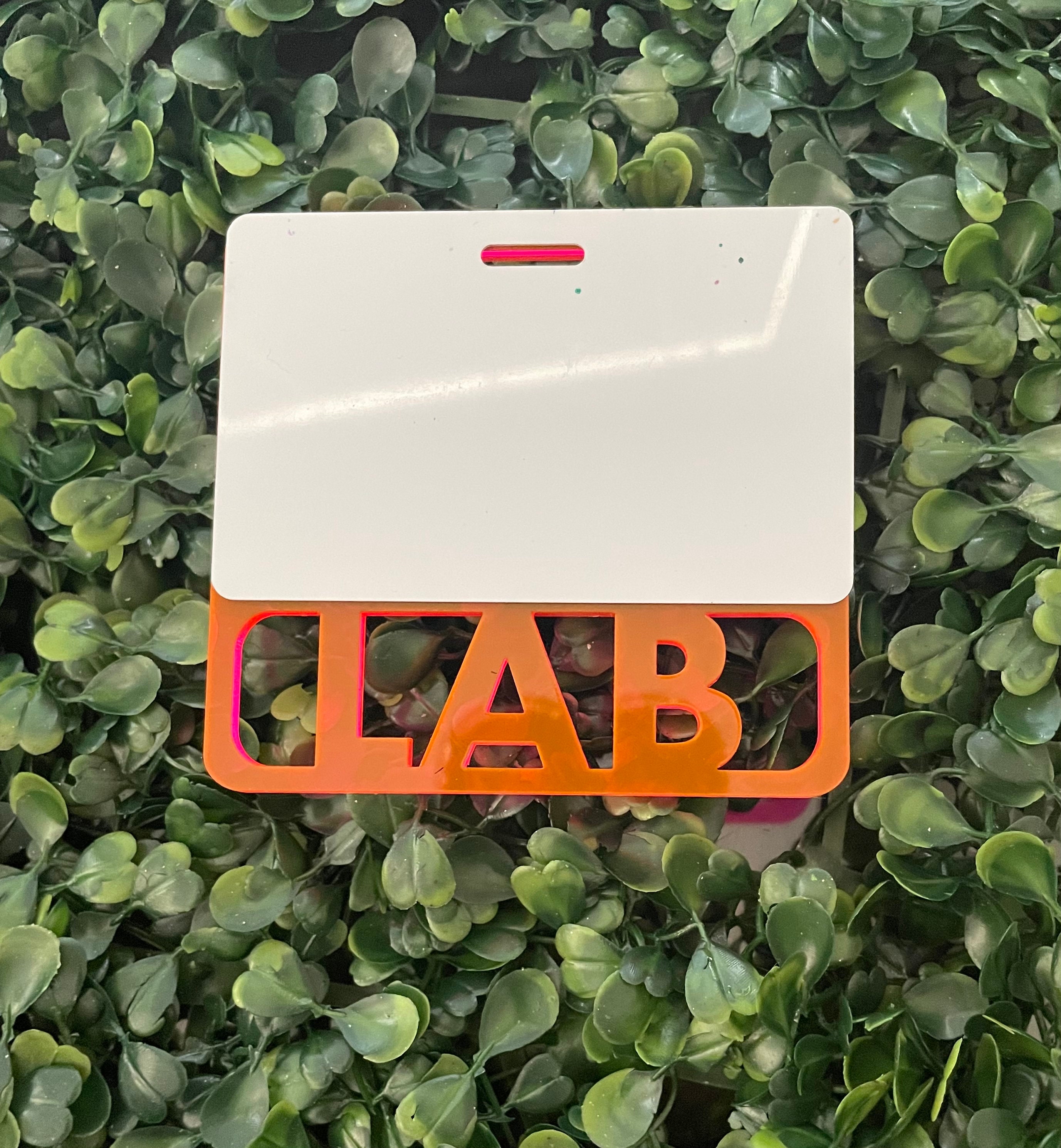 Badge Buddy for ID Card Work ID Badge Holder Lab Badge - Etsy