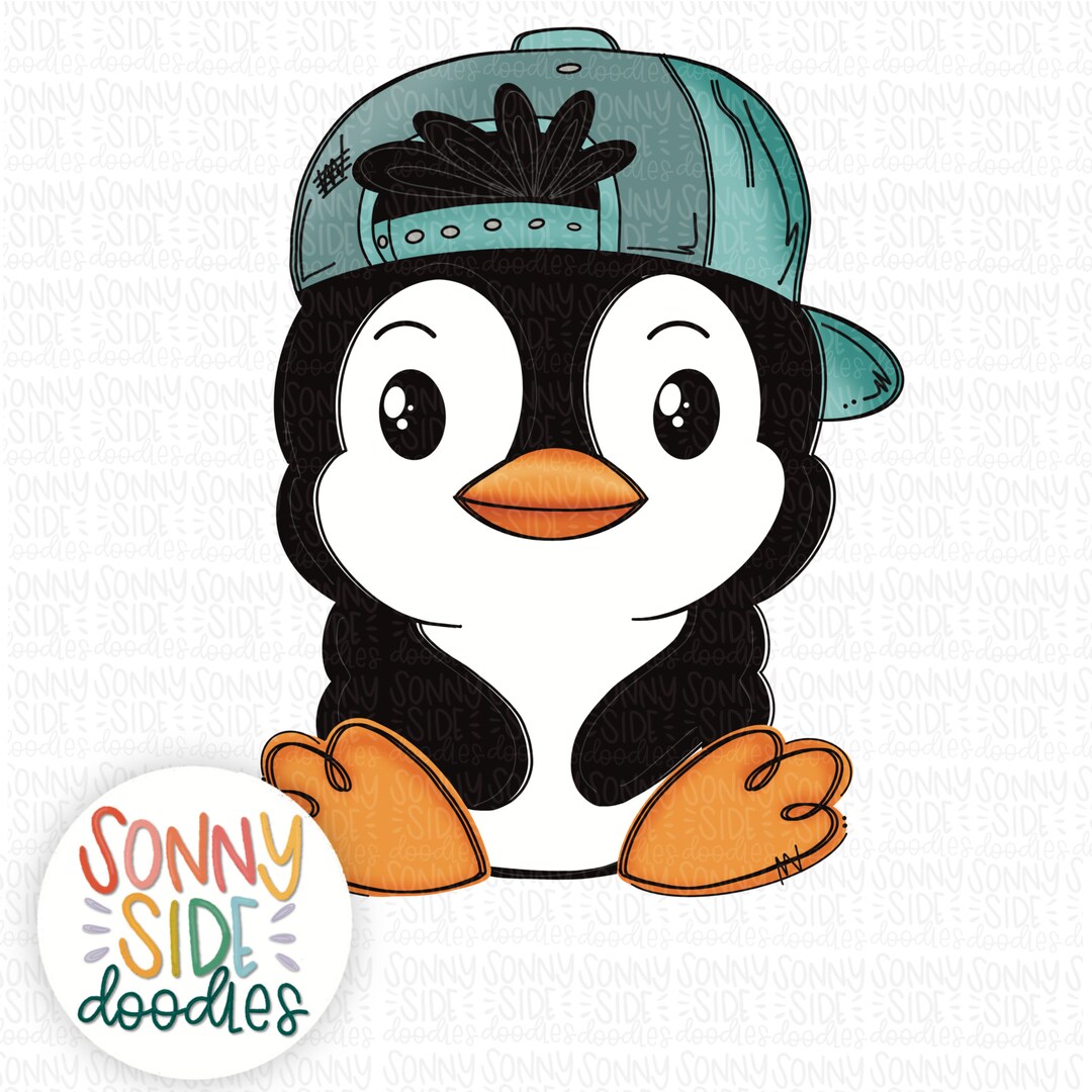 Penguin Boy PNG Design | Hand Drawn | Christmas Shirt | PNG Download ...