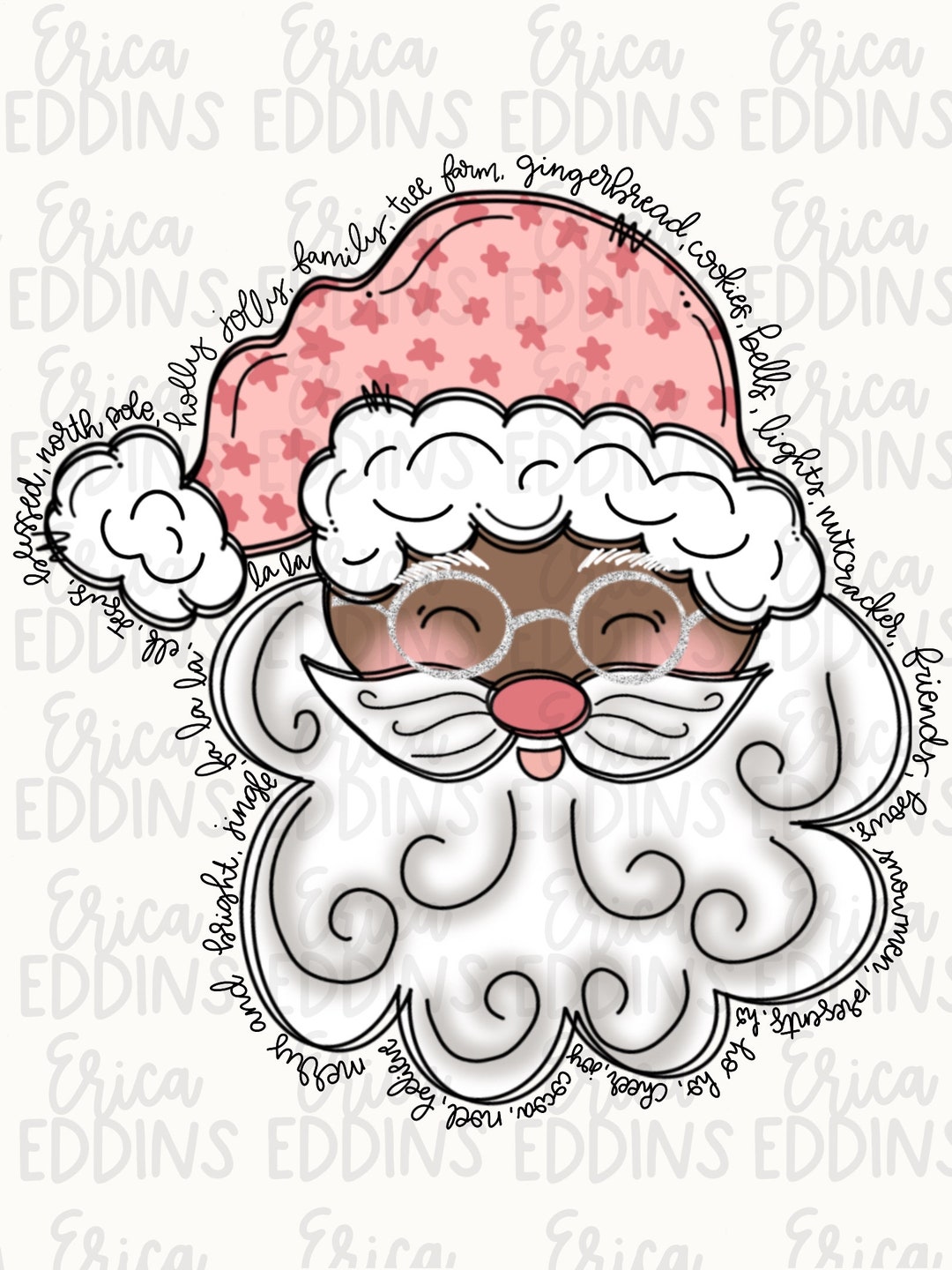 Christmas Santa PNG Sublimation | Santa | Retro Santa | Santa Claus PNG ...