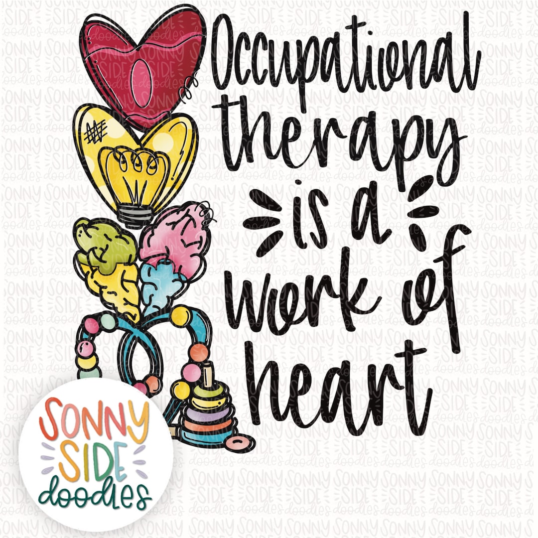 Occupational Therapist Assistant Sublimation Design, OT Png, OTA, Hand ...