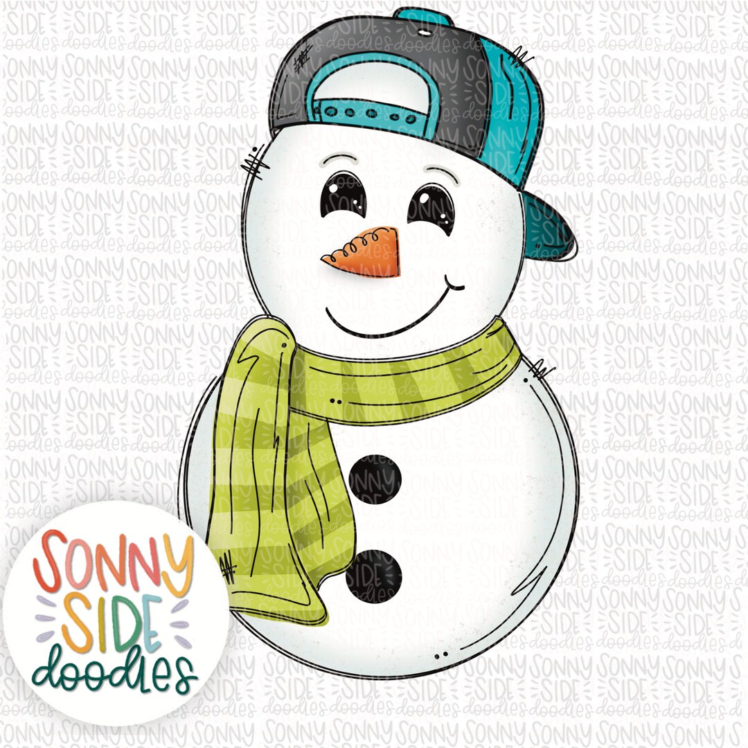 Snowman Boy PNG Design | Hand Drawn | Christmas Shirt | PNG Download ...