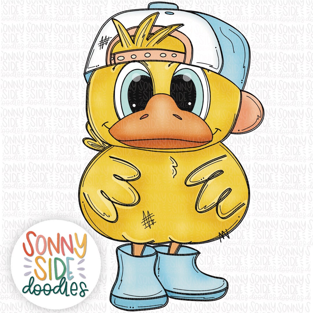 Spring Rain Boots Sublimation | Duck Ballcap PNG | Sibling Match ...