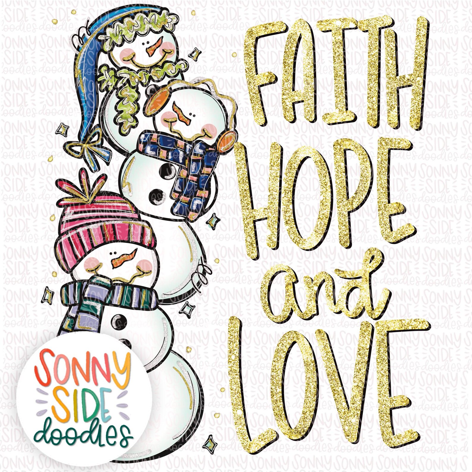 Faith Hope Love Jesus Snowman PNG | Christmas Jesus PNG | Trendy ...