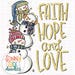 Faith Hope Love Jesus Snowman PNG | Christmas Jesus PNG | Trendy ...