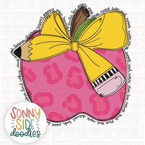 Apple Bow | Trendy Apple | Back to School | First Day of School ...