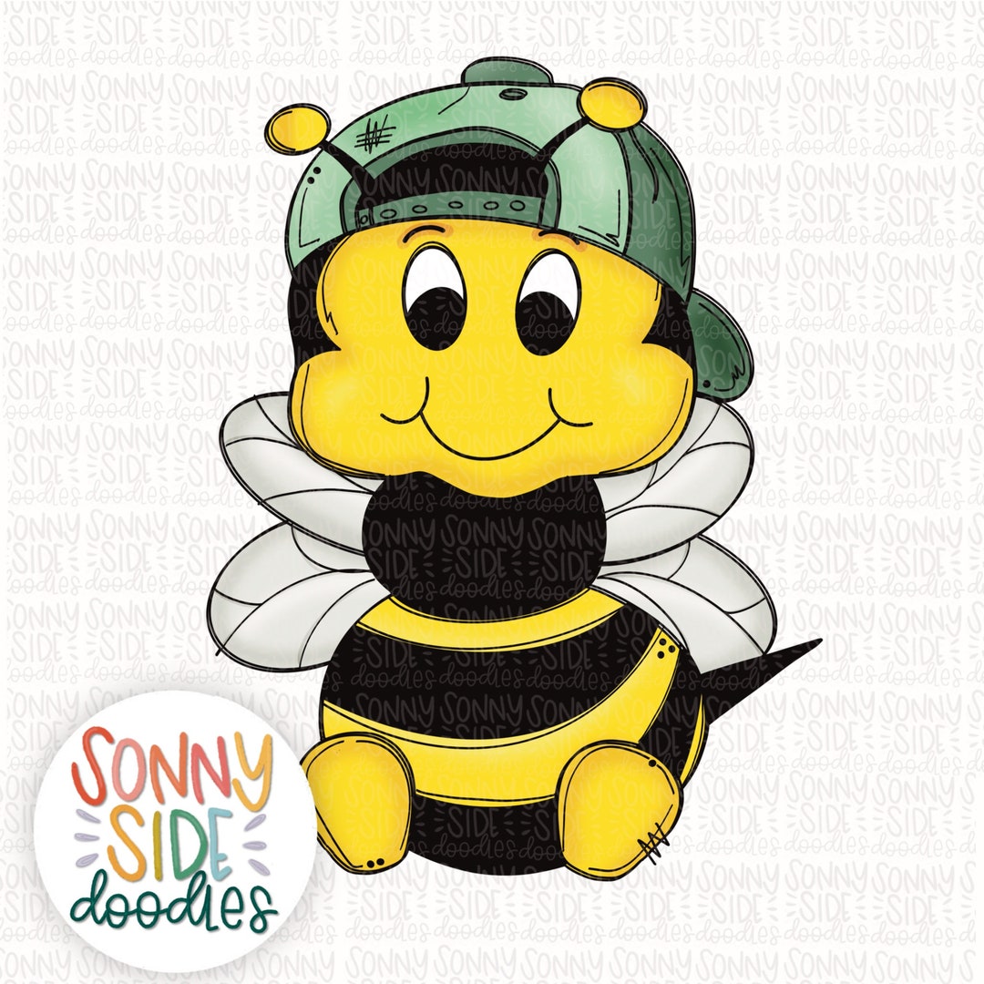 Bee Ballcap Sublimation | Boy Bee Hat PNG | Sibling Match Png | Digital ...