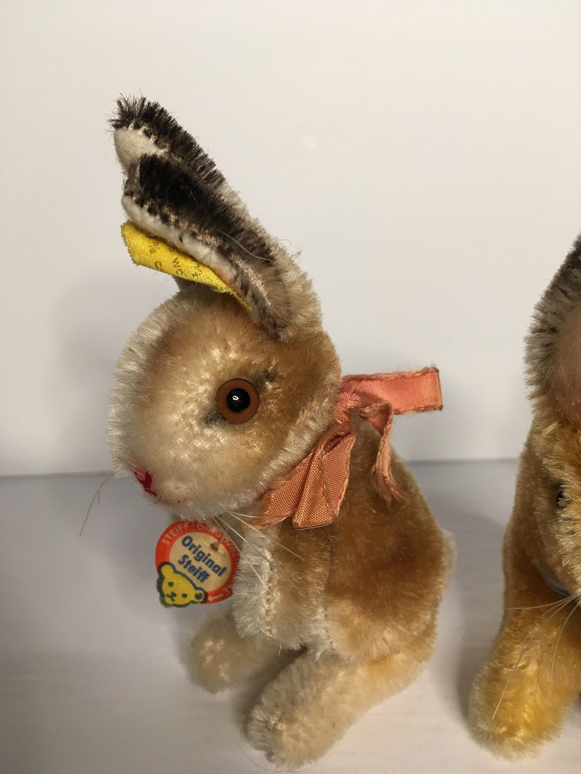 Steiff collection of 3 little original 1950's rabbits | Etsy