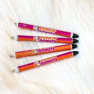 Dunkin' Donuts Epoxy Pen Custom Pen Gel Pen .7 Gel - Etsy