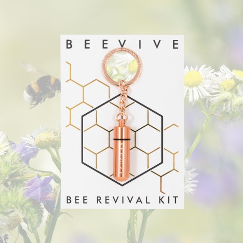 Bee Revival Kit With Plantable Paper rose Gold - Etsy
