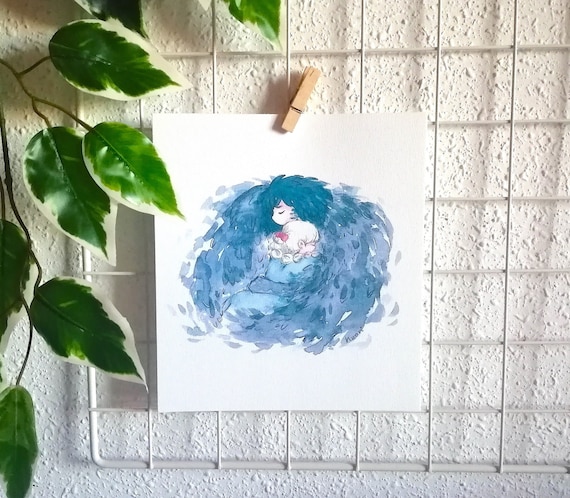 ANIME PRINT Fanart Art Print Anime Style Print Anime | Etsy