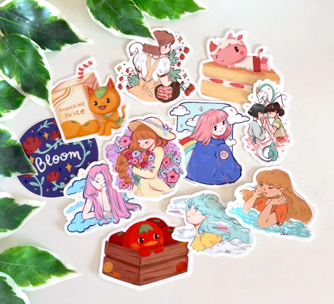 CUTE VINYL STICKERS Cute Art, Cute Stickers, Anime Style, Aesthetic ...