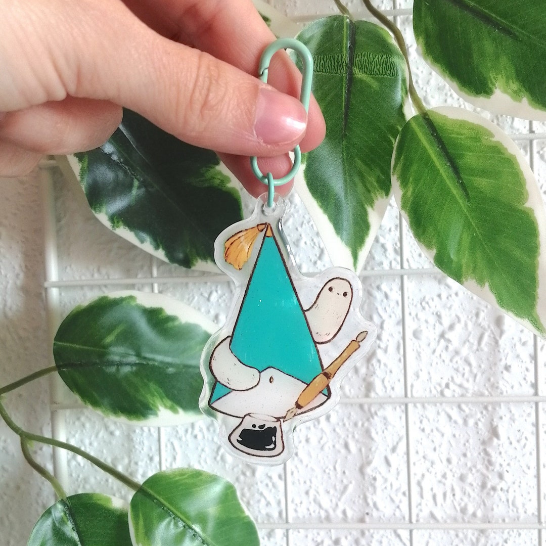WITCH HAT ATELIER Acrylic Keychain, Glitter Epoxy, Anime Fanart, Kawaii ...