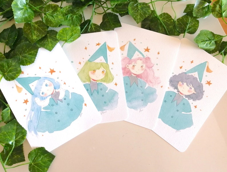 WITCH HAT ATELIER Mini Prints Coco Agott Richeh Tetia - Etsy
