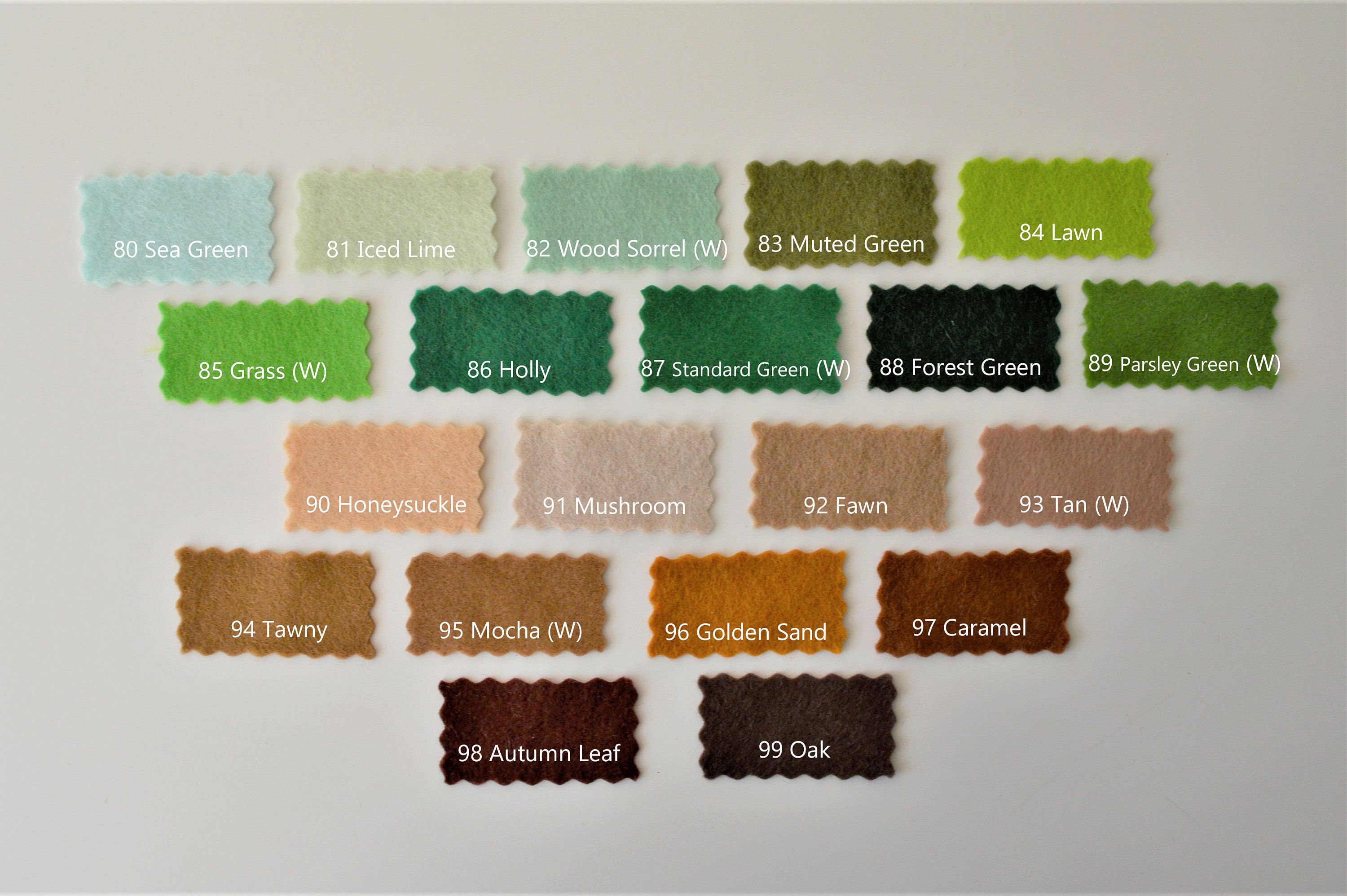 Wool Mix and Super Soft Washable Felt 70 Colours Sizes - Etsy