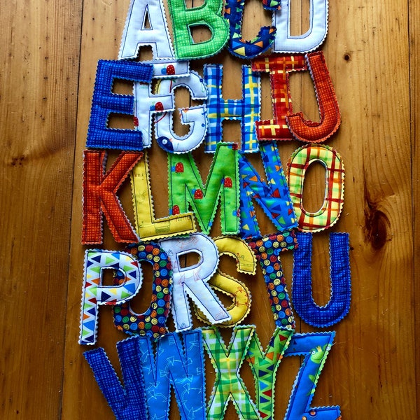 Fabric Letters - Etsy