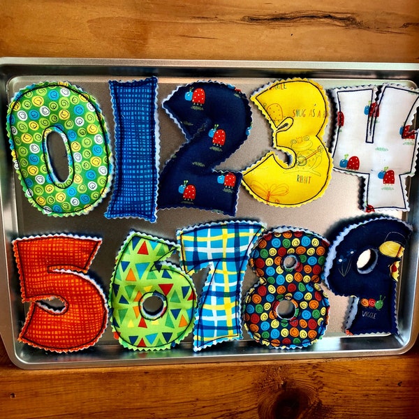 Fabric Numbers - Etsy
