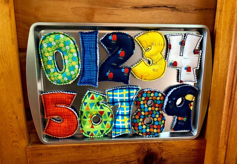 Magnetic Letters Homeschool Fabric Alphabet Washable Preschool Baby ...