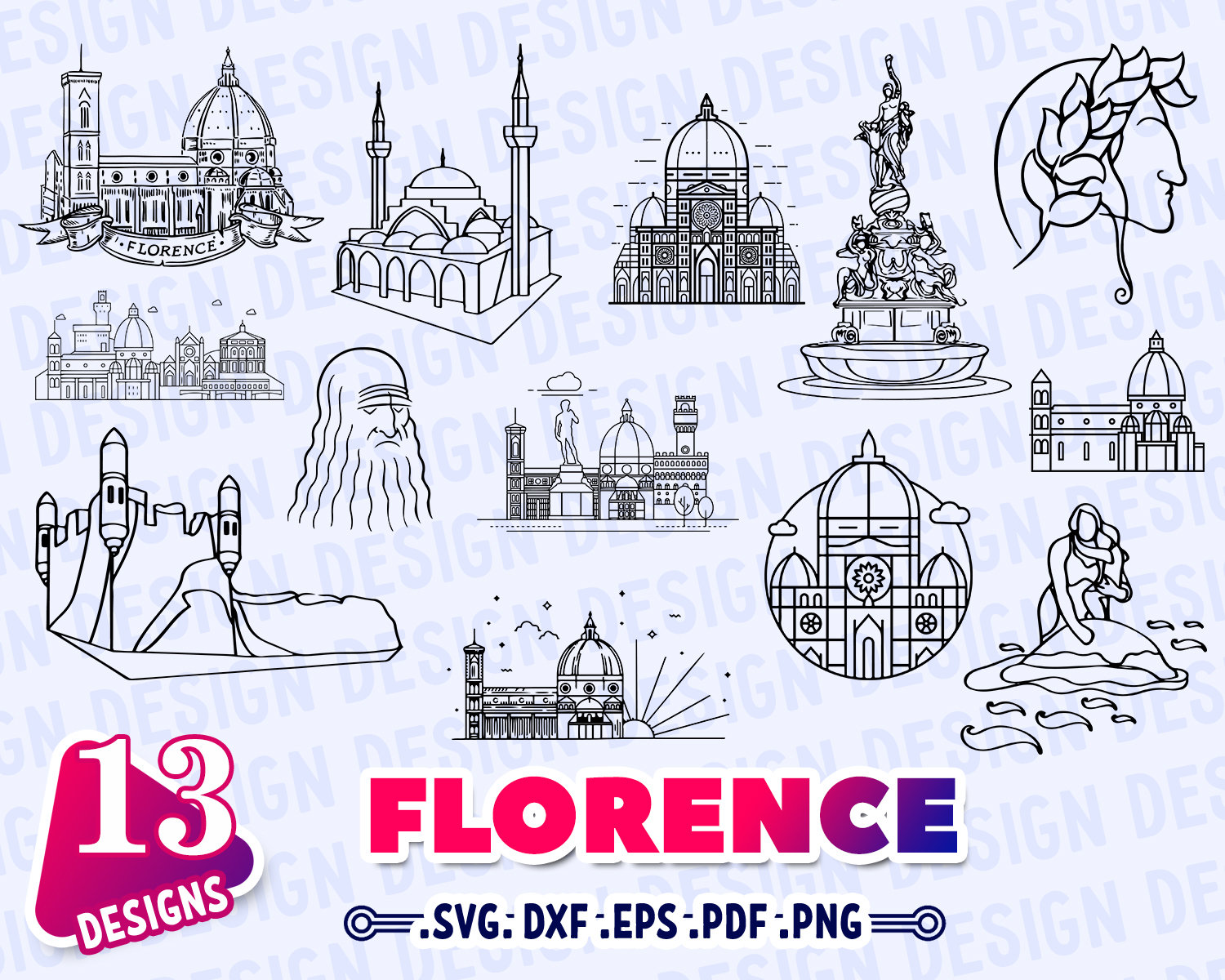 FLORENCE SVG Una Lions Svg Hurricane Florence SVG Italy | Etsy