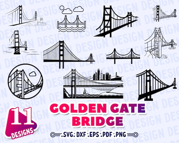 Golden Gate Bridge Clipart