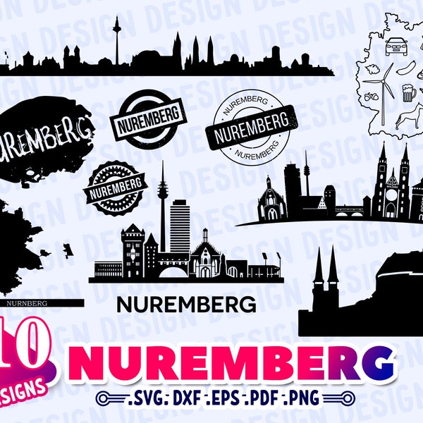 Nuremberg Clipart - Etsy