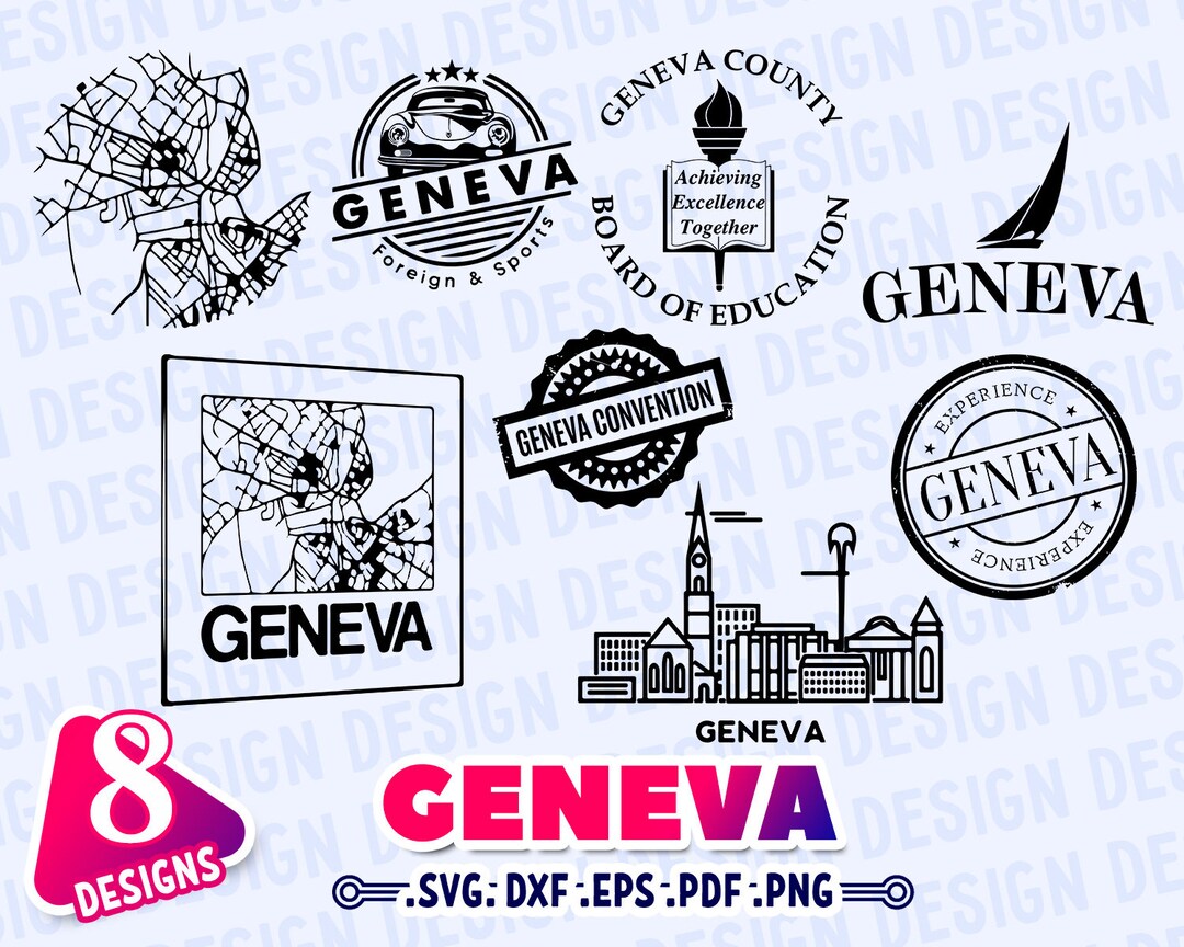 SWITZERLAND SVG, GENEVA Svg, Switzerland Design, Switzerland Vector ...
