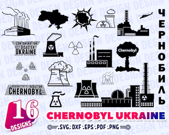 CHERNOBYL SVG UKRAINE Svg Chernobyl Liquidator Svg Shadow | Etsy