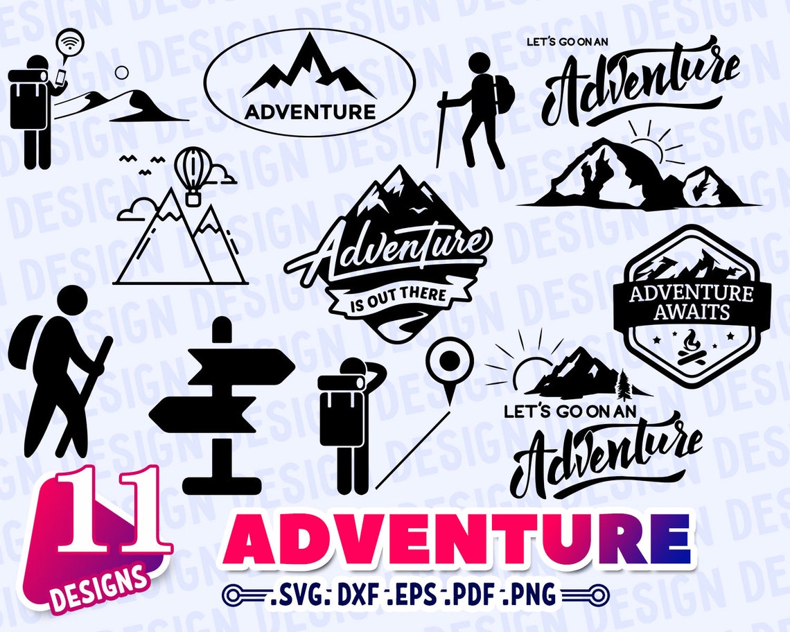 ADVENTURE SVG Travel Svg Camping Svg Mountain Svg - Etsy