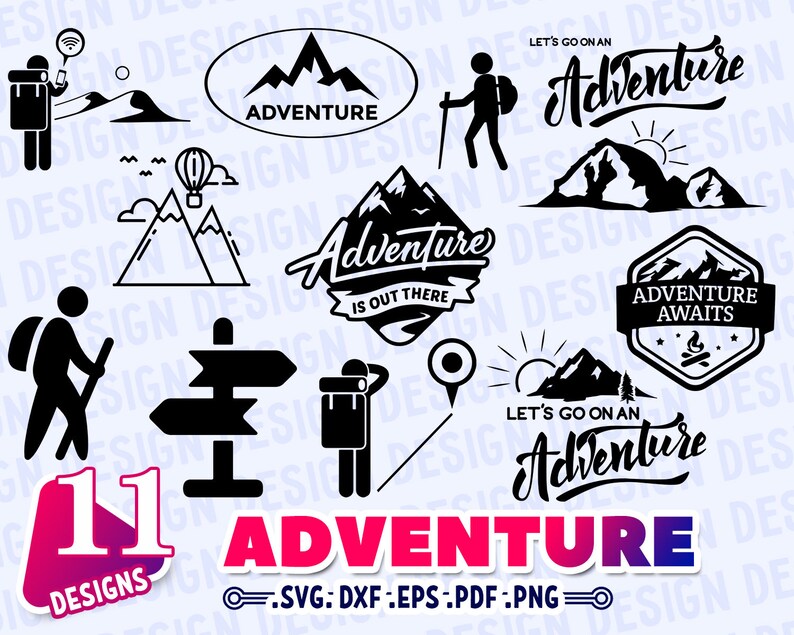ADVENTURE SVG Travel Svg Camping Svg Mountain Svg - Etsy