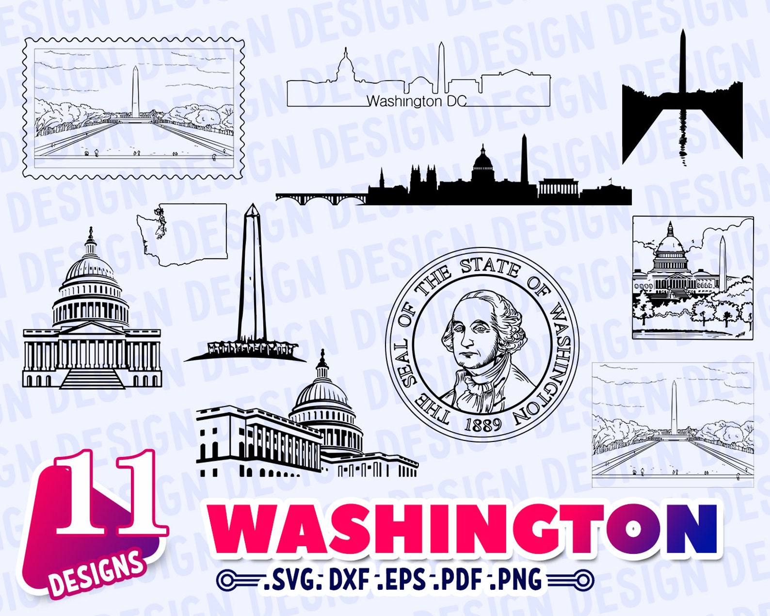 WASHINGTON SVG Washington Washington State Washington - Etsy