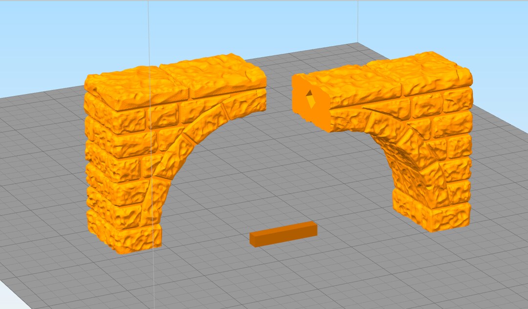 Dungeon - Narrow Bridge - 3D Printed - Terrain - Fat Dragon Games 28 Mm ...