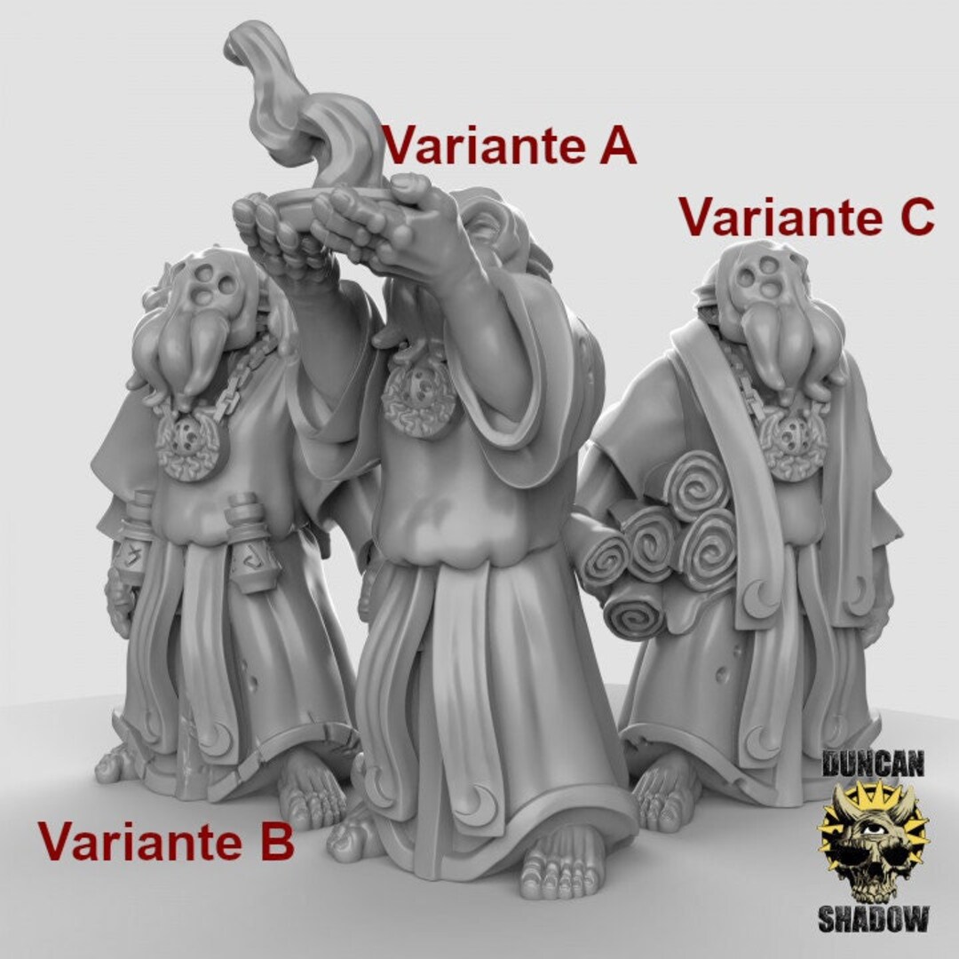 Mythos Cultist in Various Poses • 32mm • Tabletop • D&D • Dungeons and ...
