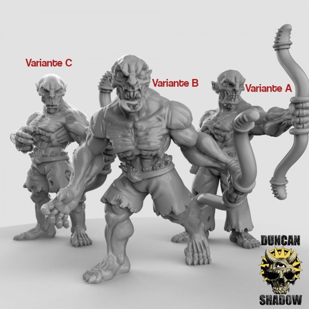Ghoul Corpse Eater Bow 32mm Tabletop Fantasy Gaming D&D Dungeons and ...