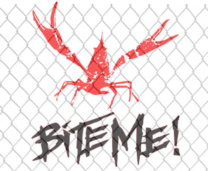 Crazy Crawfish SVG, Crawfish Svg, Crawfish Sticker, Louisiana, Cajun ...