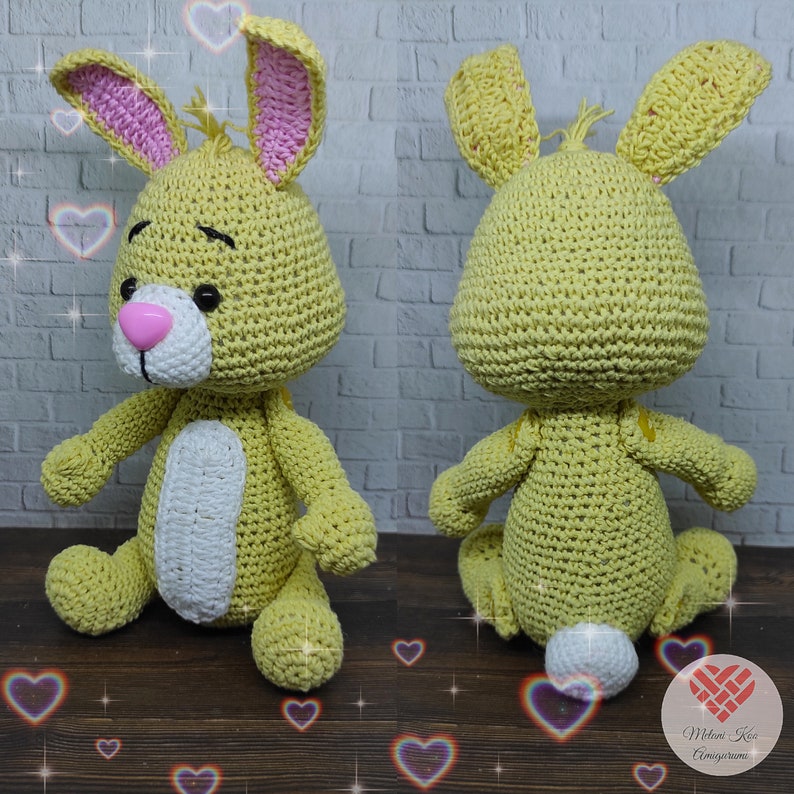 RABBIT Amigurumi Pattern winnie the Pooh Series - Etsy
