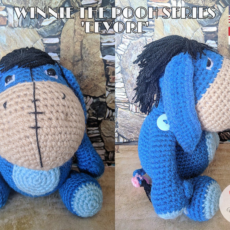 Crochet Eeyore Pattern - Etsy