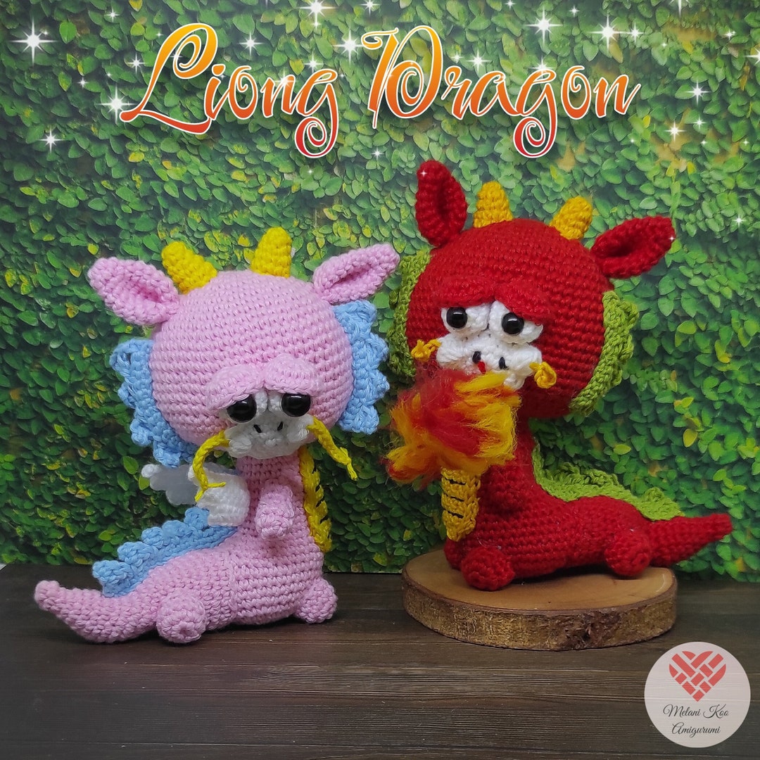 Liong Dragon Amigurumi Pattern - Etsy