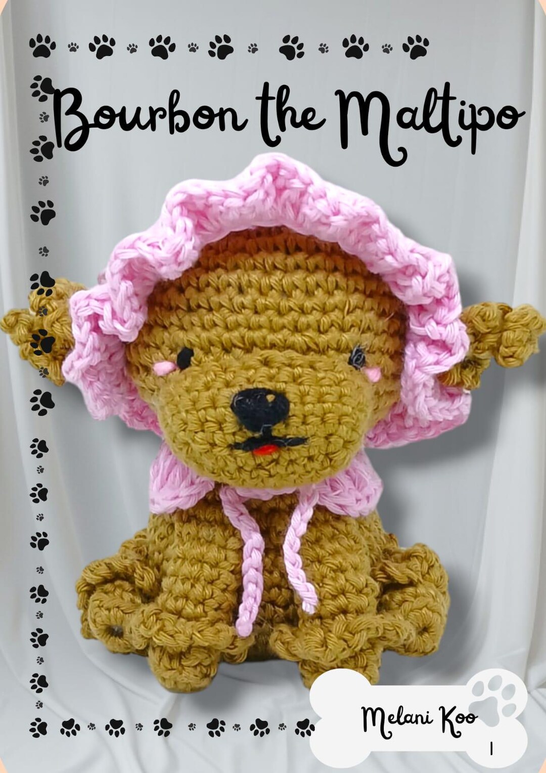 Bourbon the Maltipoo Amigurumi Pattern - Etsy