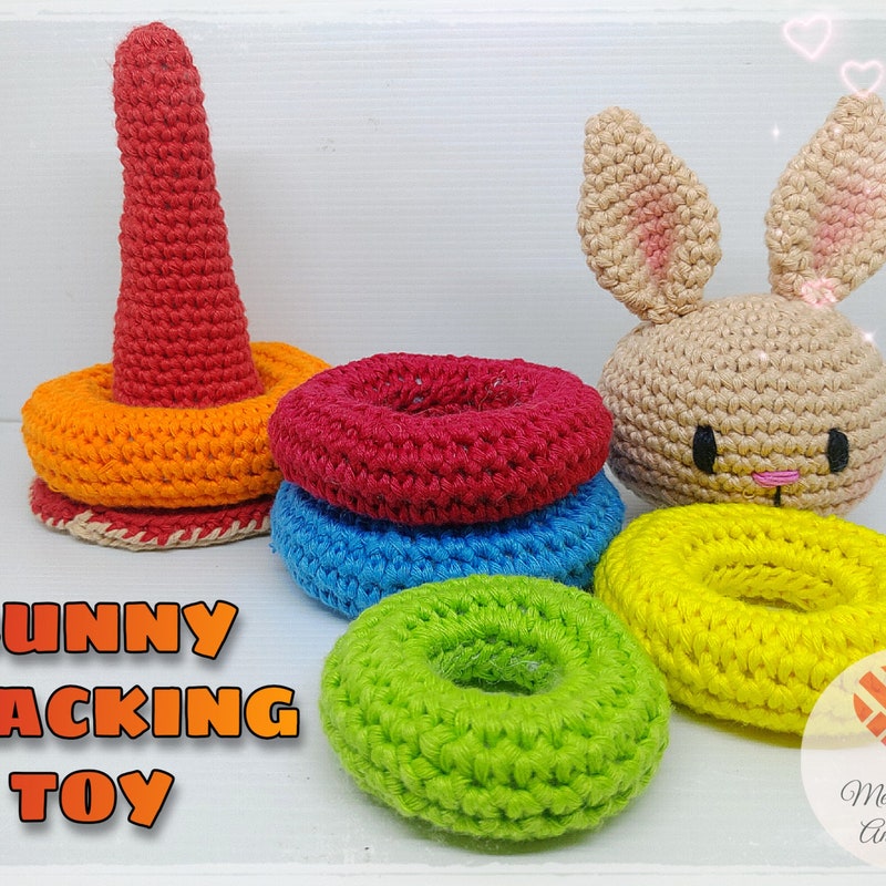 Crochet Stacking Toy - Etsy