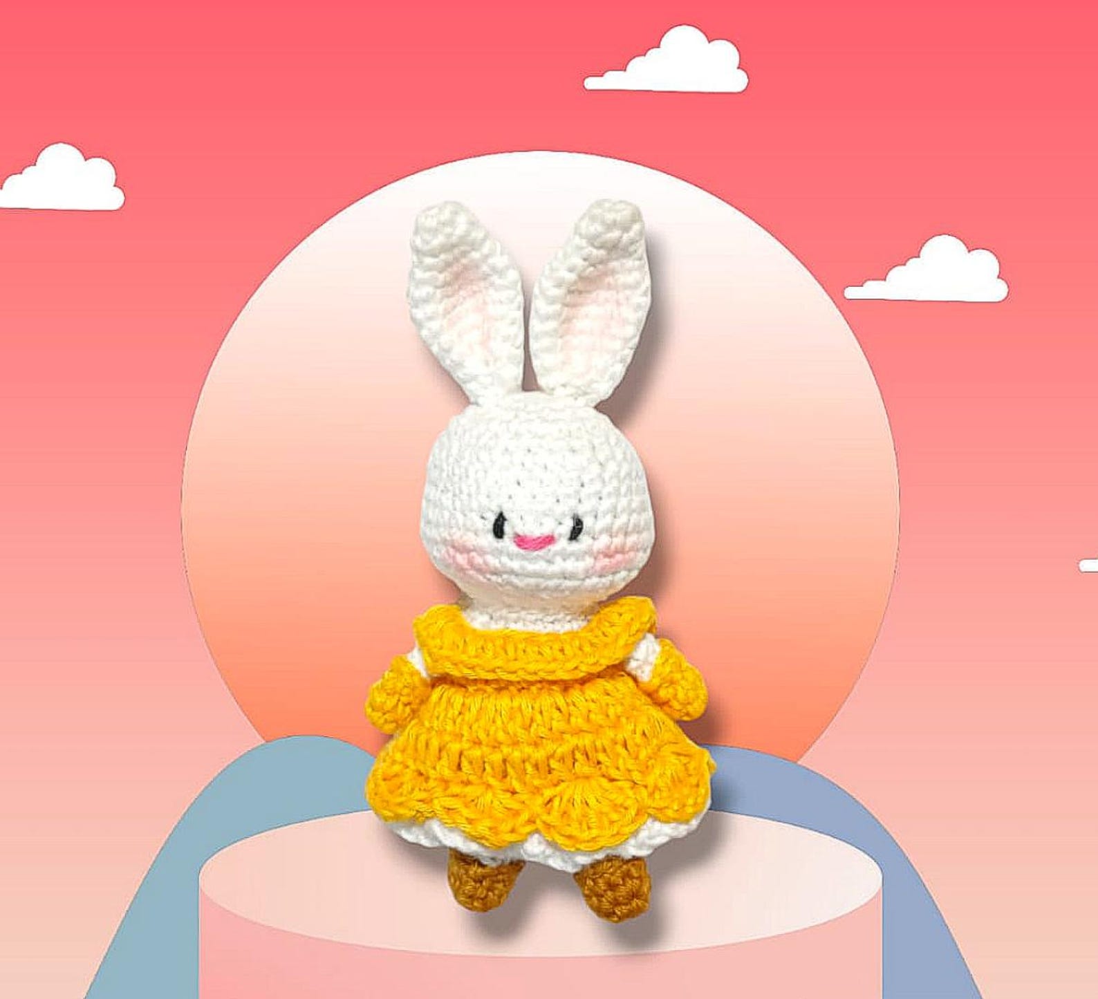 Belle Bunny Amigurumi Pattern - Etsy